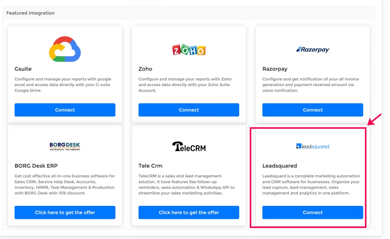 Leadsquard Integration - CallerDesk documentation