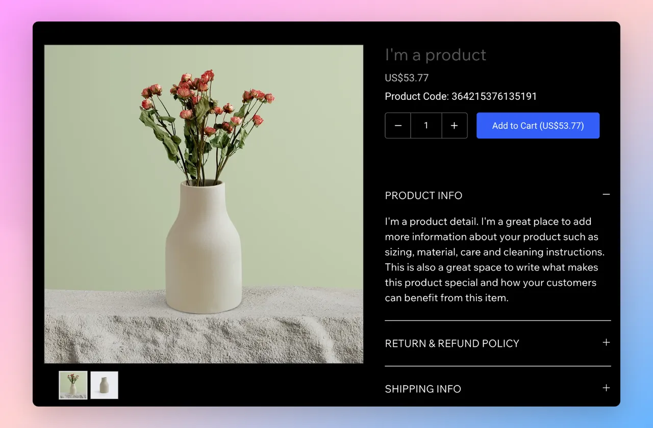 Installing SparkLayer on Wix - SparkLayer Docs
