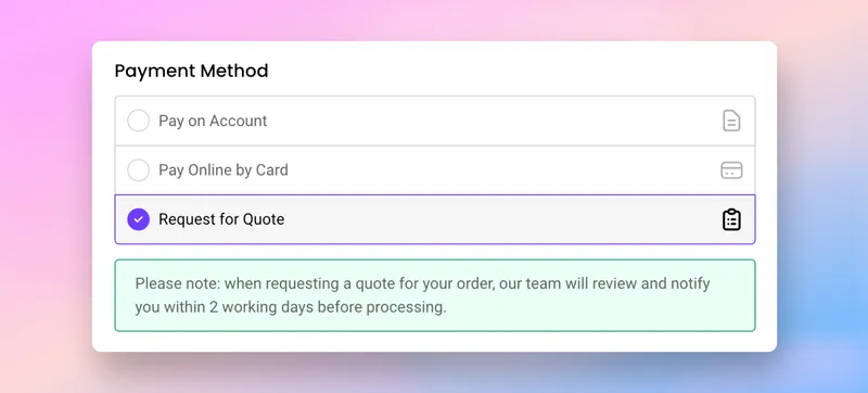 My Cart Interface - SparkLayer Docs