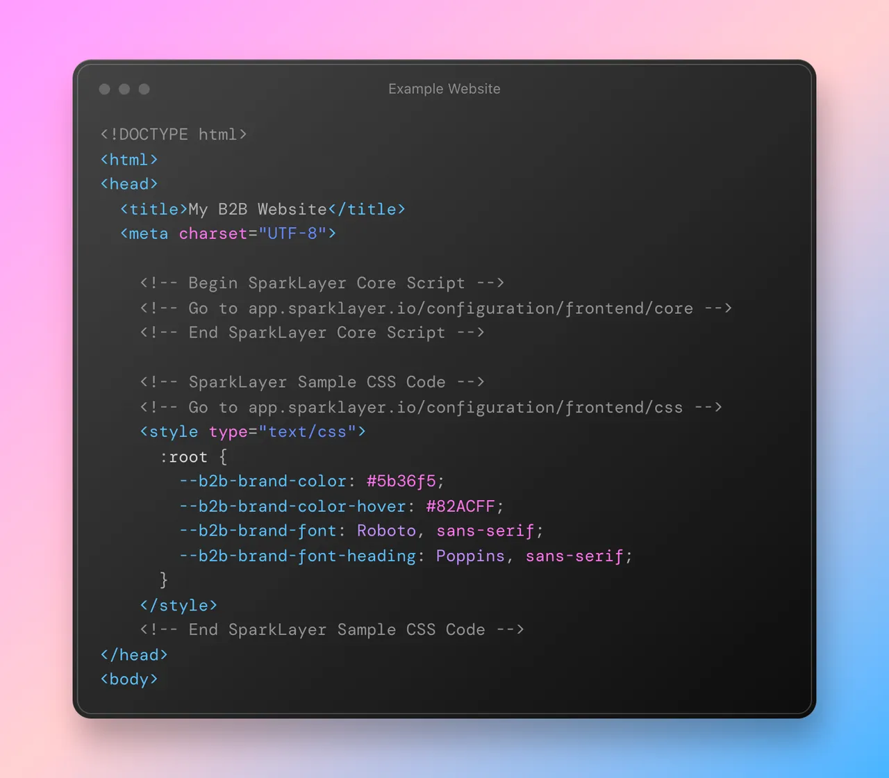 Frontend Integration Guide - SparkLayer Docs