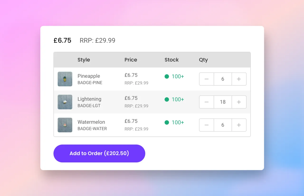 Pricing Display - SparkLayer Docs