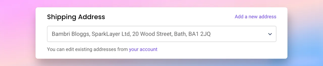 My Cart Interface - SparkLayer Docs