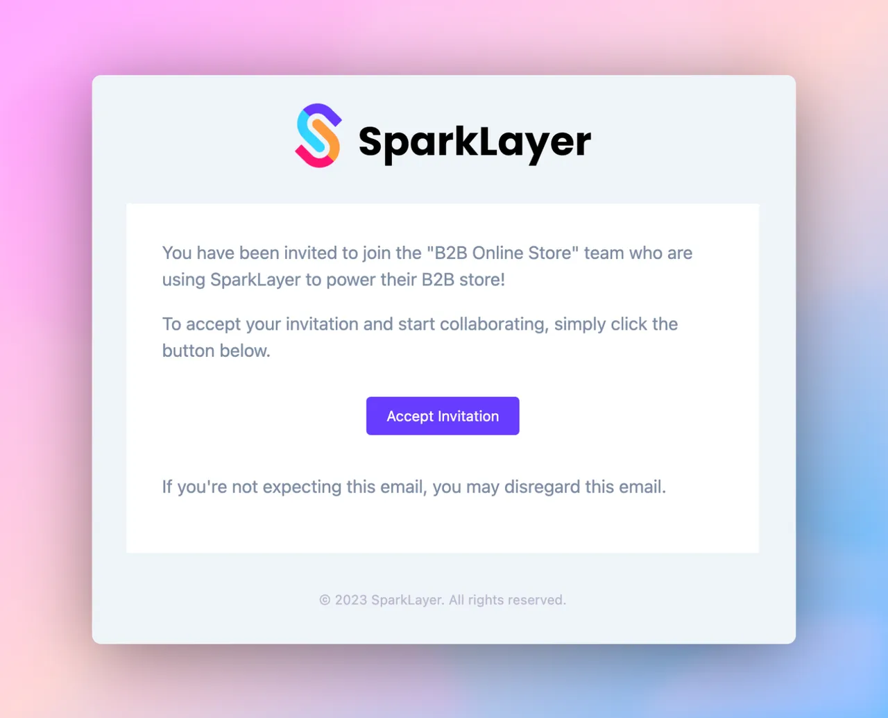 Account Settings - SparkLayer Docs