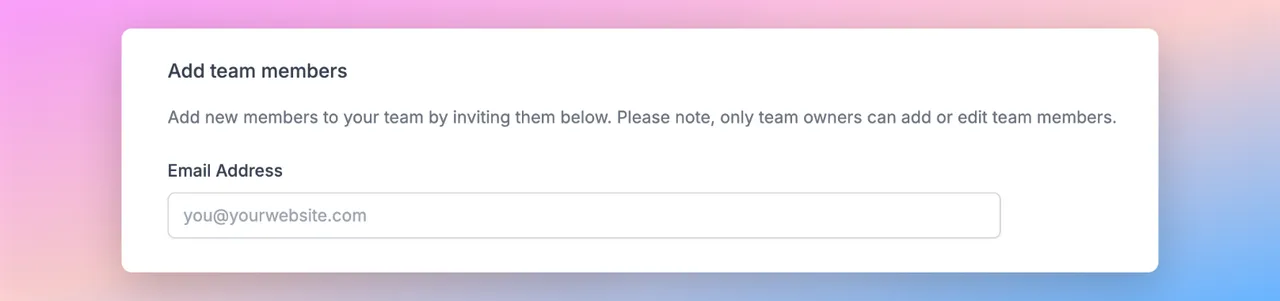 Account Settings - SparkLayer Docs
