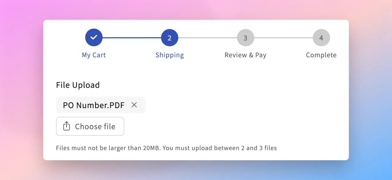 My Cart Interface - SparkLayer Docs
