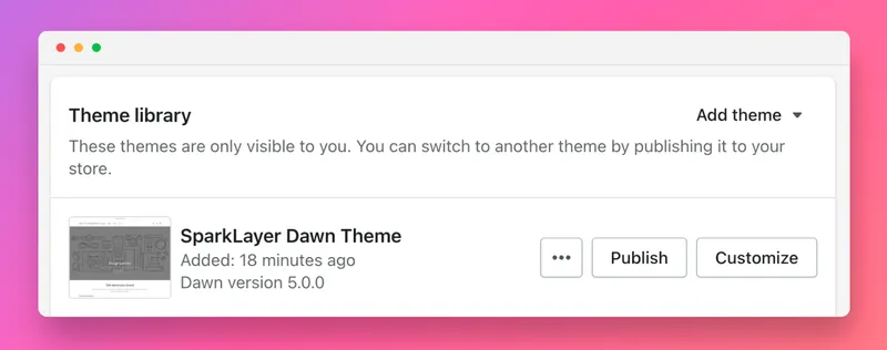 Shopify B2B Dawn Theme - Wholesale ready - SparkLayer Docs