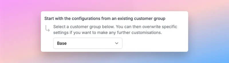 SparkLayer Customers - customise your B2B customer rules - SparkLayer Docs