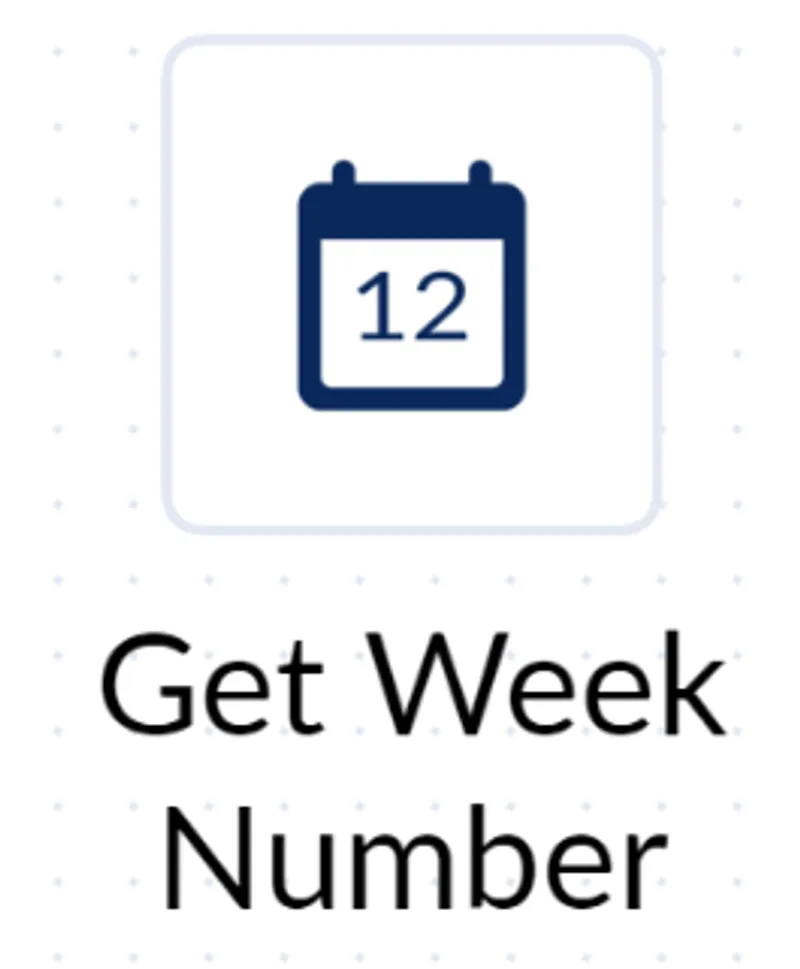 Get Week Number Platform Actions get-week-number-platform-actions