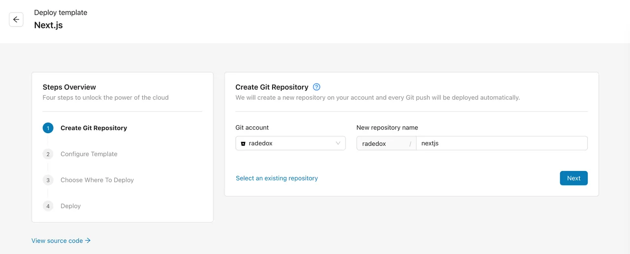 Deploy your application - Microtica