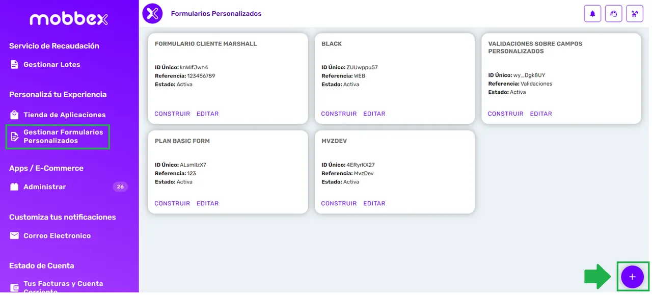 Crear un formulario personalizado - Mobbex KB
