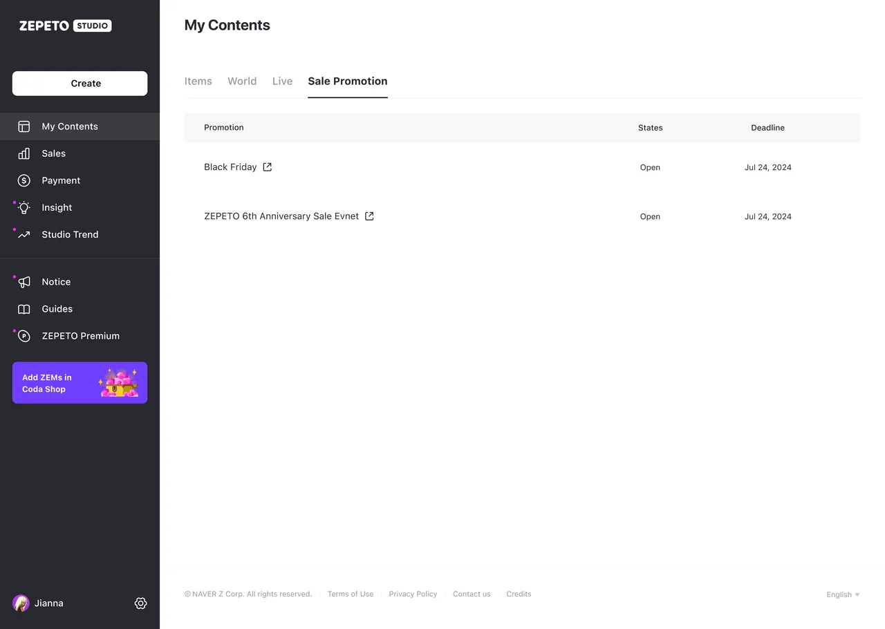 Promotion - Studio Guide