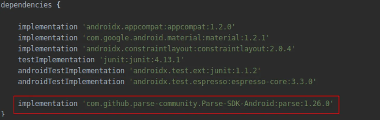 Install Parse SDK on your Android Studio Project - Back4app Backend