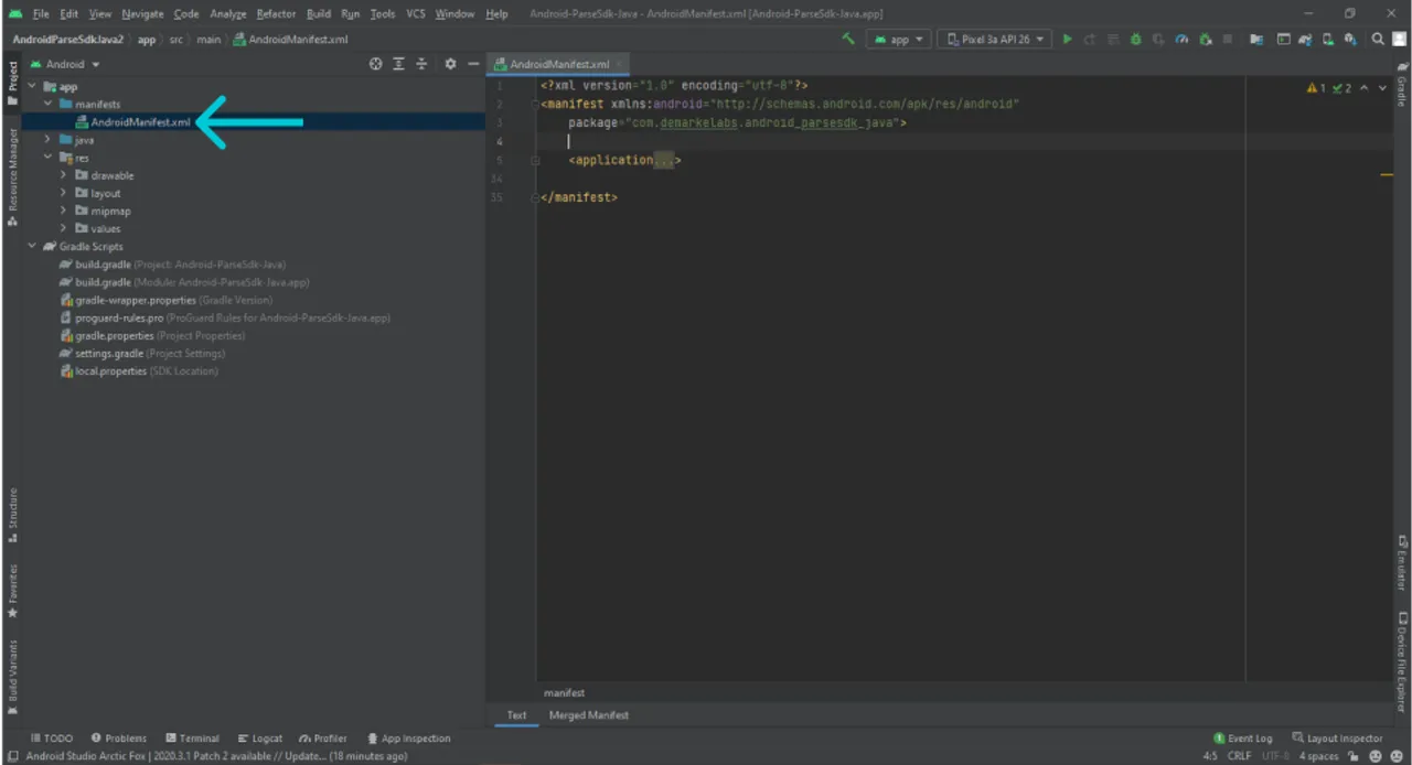 Install Parse SDK on your Android Studio Project - Back4app Backend