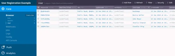 Login and User registration tutorial using Swift - Back4app Backend