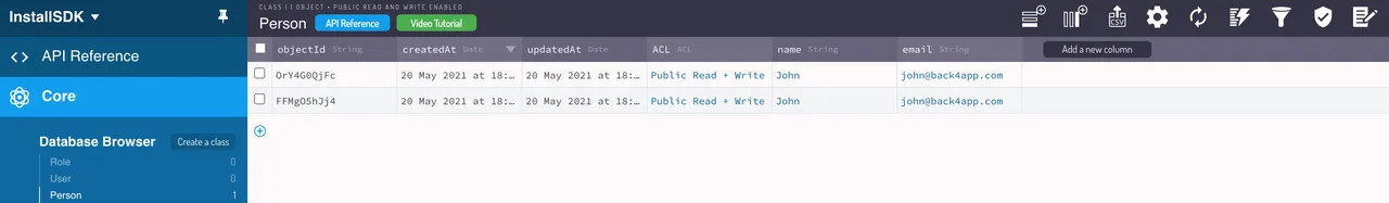 Quickstart - Back4app Backend