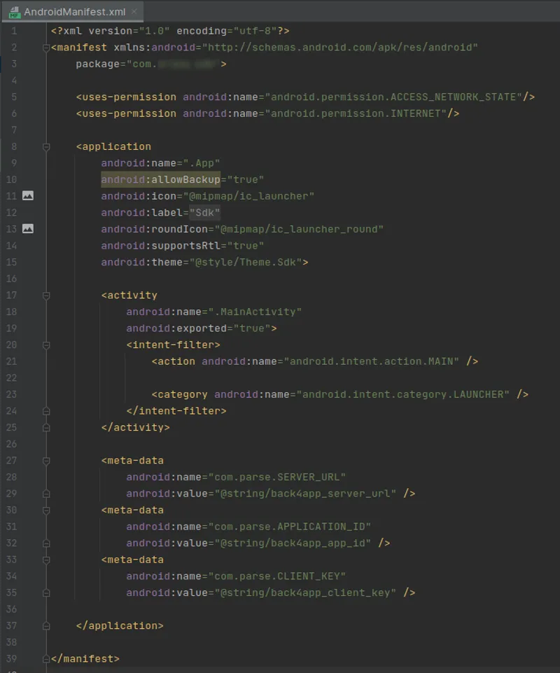 Install Parse SDK on your Android Studio Project - Back4app Backend