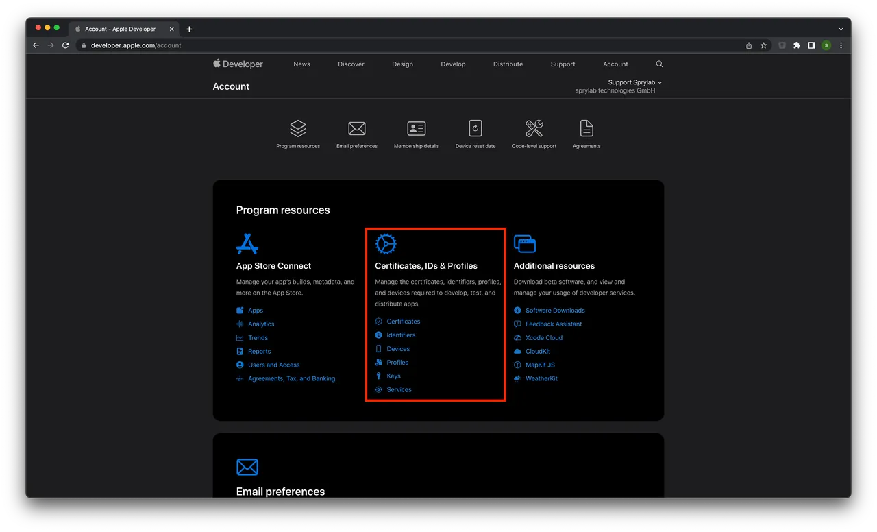 Create an iOS Distribution Certificate (P12) - Purple Experience